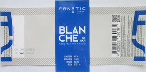 Drink Label: Fanatic Blanche De Ukr (TOV "Dniprovskyy pyvzavod №2 ...