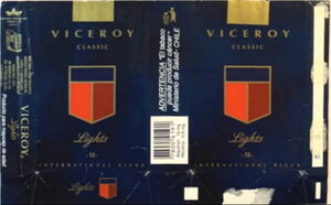 Cigarette Pack: Viceroy Lights (ChileCol:CL-CT-0186