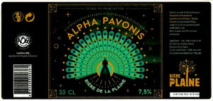 Drink Label: Alpha Pavonis (Brasserie de La Plaine, FranceCol:FR-BEER ...
