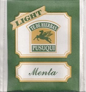 Tea Bag: Menta light, Té de hierbas (Pusuqui, Ecuador(Té de hierbas ...