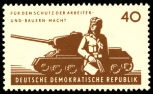 Stamp: Soldier, tank (Germany, Democratic Republic (DDR)(6 years ...