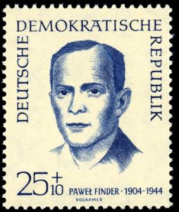 Stamp: Pawel Finder (1904-1944) (Germany, Democratic Republic (DDR ...