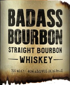 Drink Label: Badass Bourbon (Viaduct Spirits and Wines, IrelandCol:IE ...