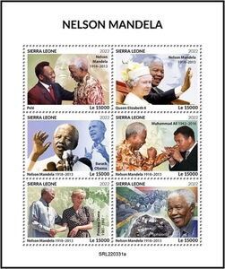 Stamp: Nelson Mandela (Sierra Leone(Nelson Mandela (2022)) Col:SL 2022-331a