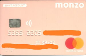 Bank Card: Joint Account (Monzo Bank, United Kingdom of Great Britain ...