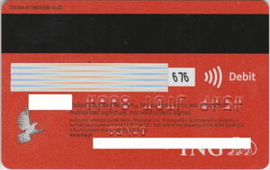 Bank Card: Visa (ING Bank Śląski SA, PolandCol:PL-VI-0904