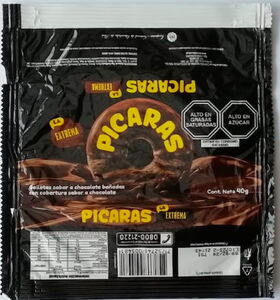 Rótulo de comida: Pícaras La Extrema (Compañía Nacional de Chocolates ...