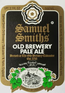 Drink Label: Samuel Smiths Old Brewery Pale Ale (Samuel Smith The Old ...
