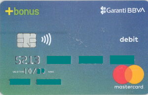 Bank Card: + Bonus (Garanti BBVA, RomaniaCol:RO-MC-0416