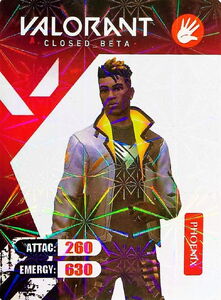 Game Card: Phoenix (Valorant - Radiant Agents(Valorant - Radiant Agents)
