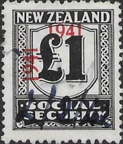 Stamp: Social Security (New Zealand: Revenue Stamps(Social Security ...
