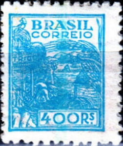 Stamp: Agriculture (Brazil(Definitives, Milreis) Mi:BR 598I,Sn:BR 577 ...