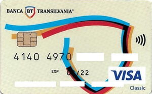 Bank Card: BT new sigla (Banca Transilvania, RomaniaCol:RO-VI-0182.04