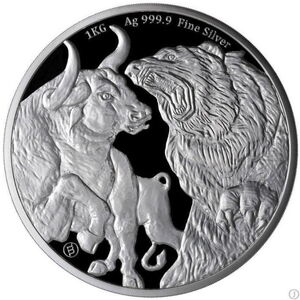 Coin: 100,000 CFA Francs (Bull and Bear) (Chad(Numismatic Product ...
