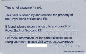 Bank Card: Digital Bankind Card (Royal Bank of Scotland, United Kingdom ...
