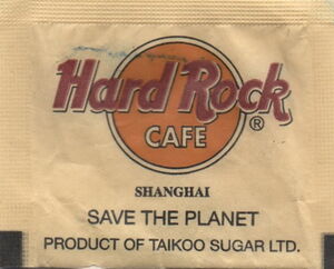 砂糖袋: Hard Rock Cafe Shanghai (中華人民共和国(Bars) Col:CN-N-000258