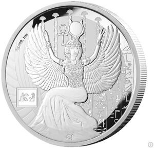 Coin: 1 Dollar (Egyptian Goddess Isis) (Sierra Leone(2023~Today ...