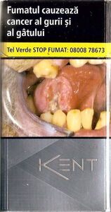 Cigarette Pack: Kent Core (RomaniaCol:RO-CT-0264