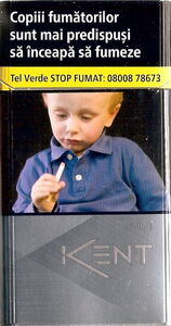 Cigarette Pack: Kent Core (RomaniaCol:RO-CT-0266
