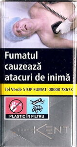 Cigarette Pack: Kent Core (RomaniaCol:RO-CT-0268