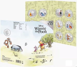 Coin: 50 Cents (Winnie the Pooh - Christopher Robin & Piglet) (Solomon ...