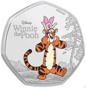 Coin: 50 Cents (Winnie the Pooh - Tigger & Piglet) (Solomon Islands ...
