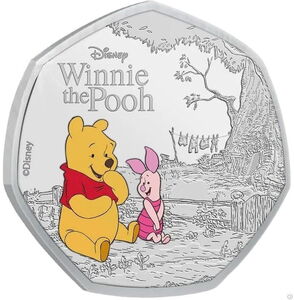 Coin: 50 Cents (Winnie the Pooh - Winnie & Piglet) (Solomon Islands ...