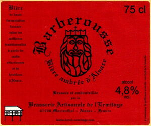 Drink Label: Barberousse (Brasserie de l'Ermitage, FranceCol:FR-BEER-005549
