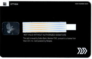 Bank Card: Visa Corporate - Uber Plus Card (Sutton Bank, United States ...