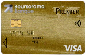 Bank Card: Boursorama Premier (Boursorama, FranceCol:FR-VI-0064.02