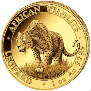 Moneda: 1,000 Shillings (African Wildlife - Leopard) (Somalia(2018 ...