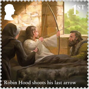 Stamp: Robin Hood Shoots His Last Arrow (United Kingdom of Great ...