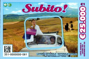 Lottery Ticket: Subito! (Loterie Nationale/Nationale Loterij (Belgium ...