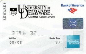 Bank Card: Bank of America - UNIVERSITY OF DELAWARE 6-06 (Bank of ...