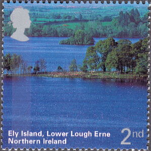 Stamp: Ely Island, Lower Lough Erne (United Kingdom of Great Britain ...