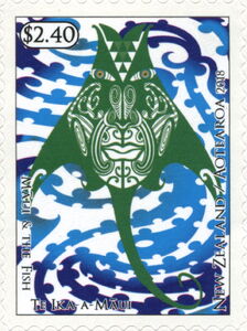 Stamp: Maui and the Fish (New Zealand(Māui and the Fish - Te Ika-a-Māui ...