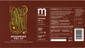 Drink Label: Nevermind Vol.15 (Browar Maryensztadt, PolandCol:PL-BEER-011917