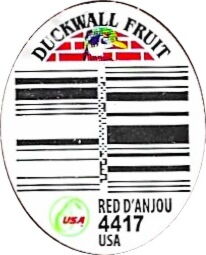 Fruit Sticker: Duckwall Fruit #4417 (United States of AmericaCol:US-FR ...