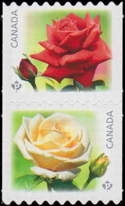 Stamp: Konrad Henkel & 'Maid of Honour (Canada(Roses) Sn:CA 2729ii