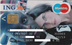 Bank Card: Maestro (ING Bank, NetherlandsCol:NL-MS-0063