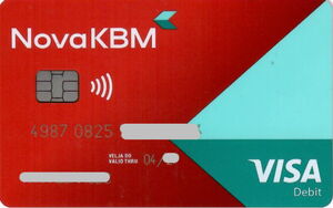 Bank Card: VISA Debit (Nova KBM, SloveniaCol:SI-VI-0022.01