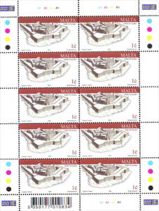 Stamp: Fort St. Elmo (Malta(Maltese Military Architecture) Mi:MT 1264KB