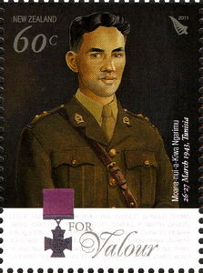 Stamp: Moana-Nui-a-Kiwa Ngarimu (New Zealand(Victoria Cross. The New ...