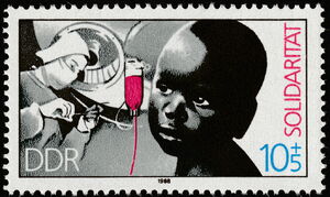 Stamp: African Child (Germany, Democratic Republic (DDR)(International ...