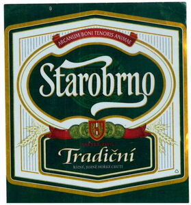 Drink Label: Starobrno Tradicni (Pivovar Starobrno Brno, Czech ...