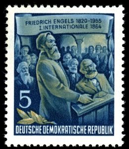 Stamp: 1. Internationale (Germany, Democratic Republic (DDR)(Friedrich ...