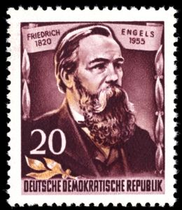 Stamp: Friedrich Engels (Germany, Democratic Republic (DDR)(Friedrich ...