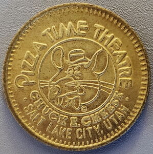 Token: Chuck E. Cheese 1981 Salt Lake City Brass Token (United States ...