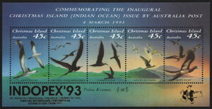 Stamp: Inaugural Island Issue by Australia Post - Overprinted ...