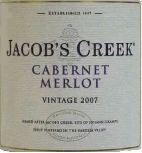 Drink Label: Jacob's Creek Reserve Cabernet Merlot (Gramp & Sons ...